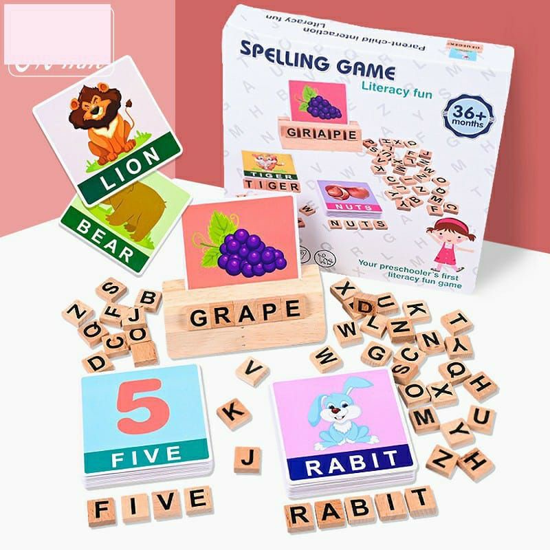 Jual MAINAN EDUKASI SPELLING GAME LITERACY FUN GAME /SPELLING GAME ...