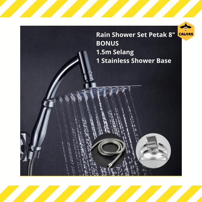 Jual Shower Head Kepala Rain Shower Model Petak Ukuran Besar / Rain ...