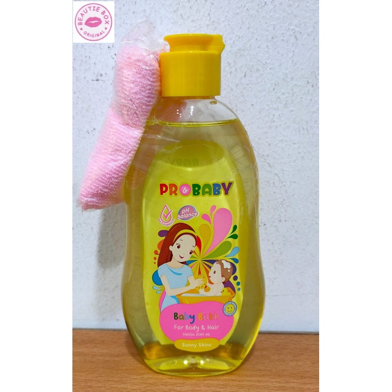 Jual Probaby Baby Bath For Body and Hair - Sunny Shine 200 ml | Shopee ...