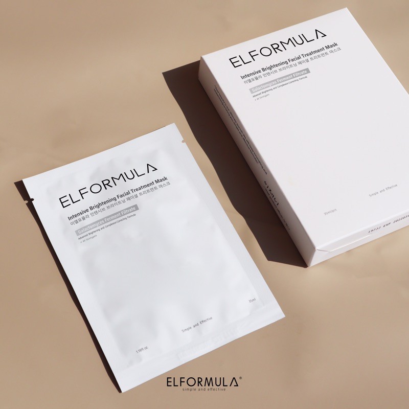 Jual ELFORMULA SHEETMASK (brightening facial treatment mask) | Shopee ...