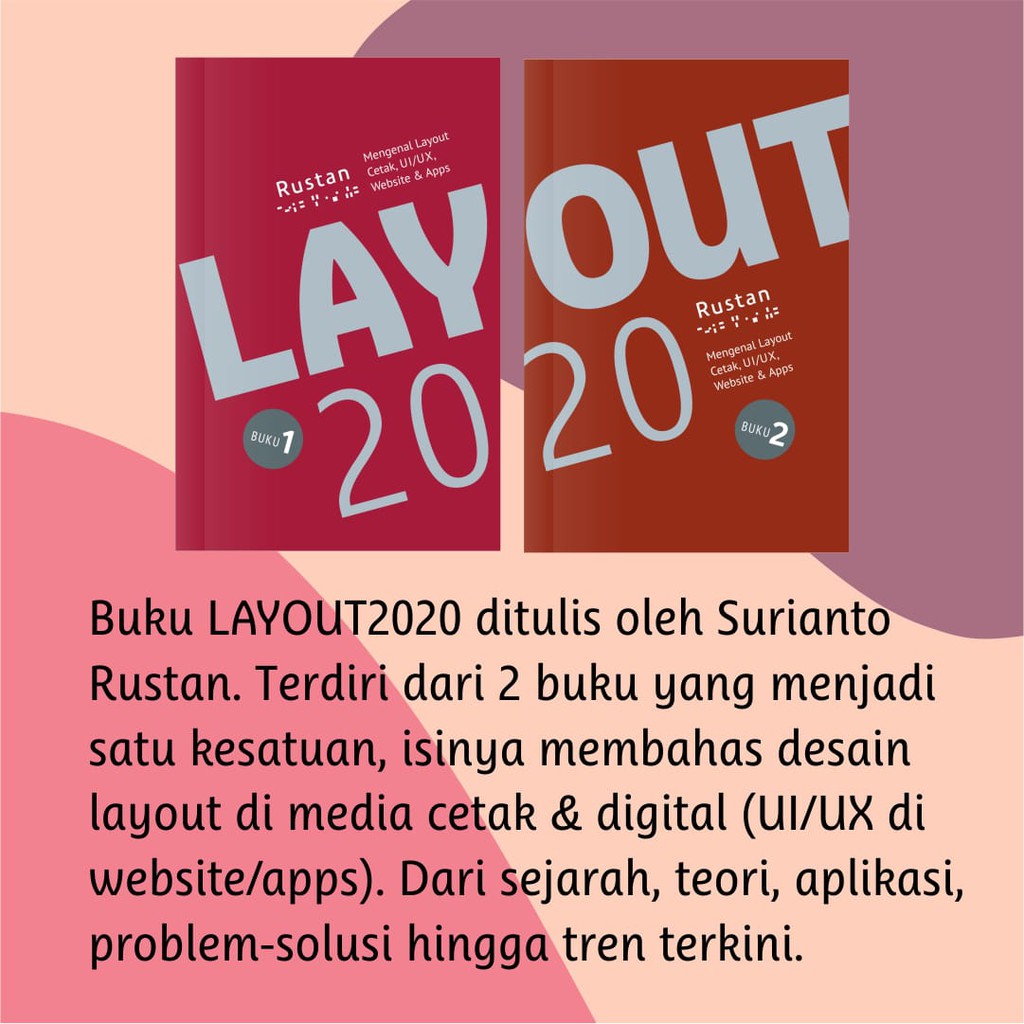 Jual buku desain layout versi 2020 surianto rustan paket 2 buku ...