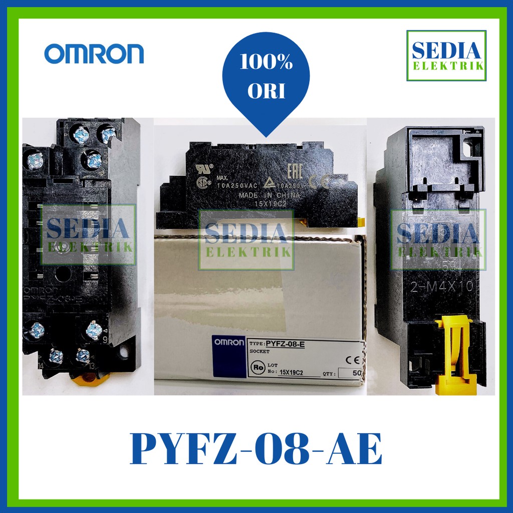 Jual Socket Relay Omron MY2 PYFZ-08-AE PYFZ 08AE PYF-08AE PYF08AE ...