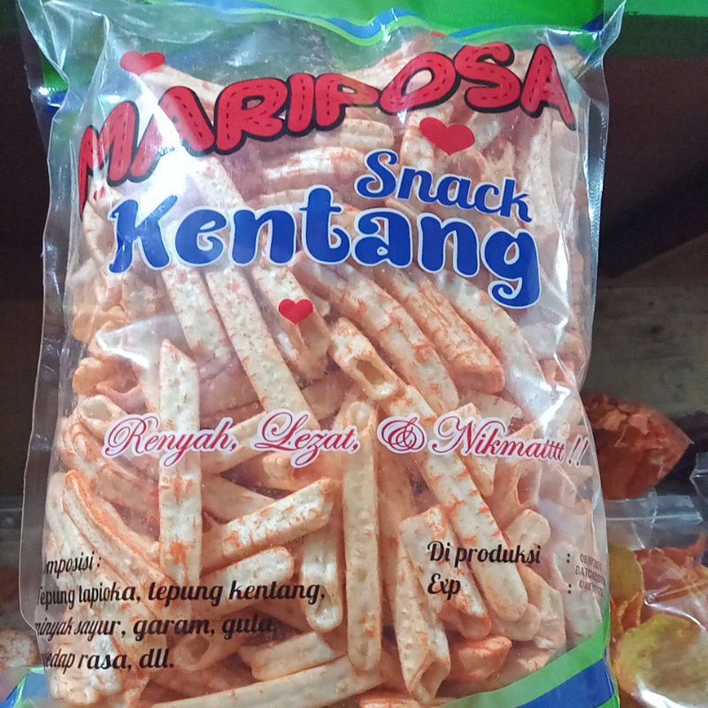 Jual MARIPOSA STICK KENTANG BALADO 250GR/MAKANAN RINGAN/CEMILAN KENTANG ... Jual MARIPOSA STICK KENTANG BALADO 250GR/MAKANAN RINGAN/CEMILAN KENTANG ...