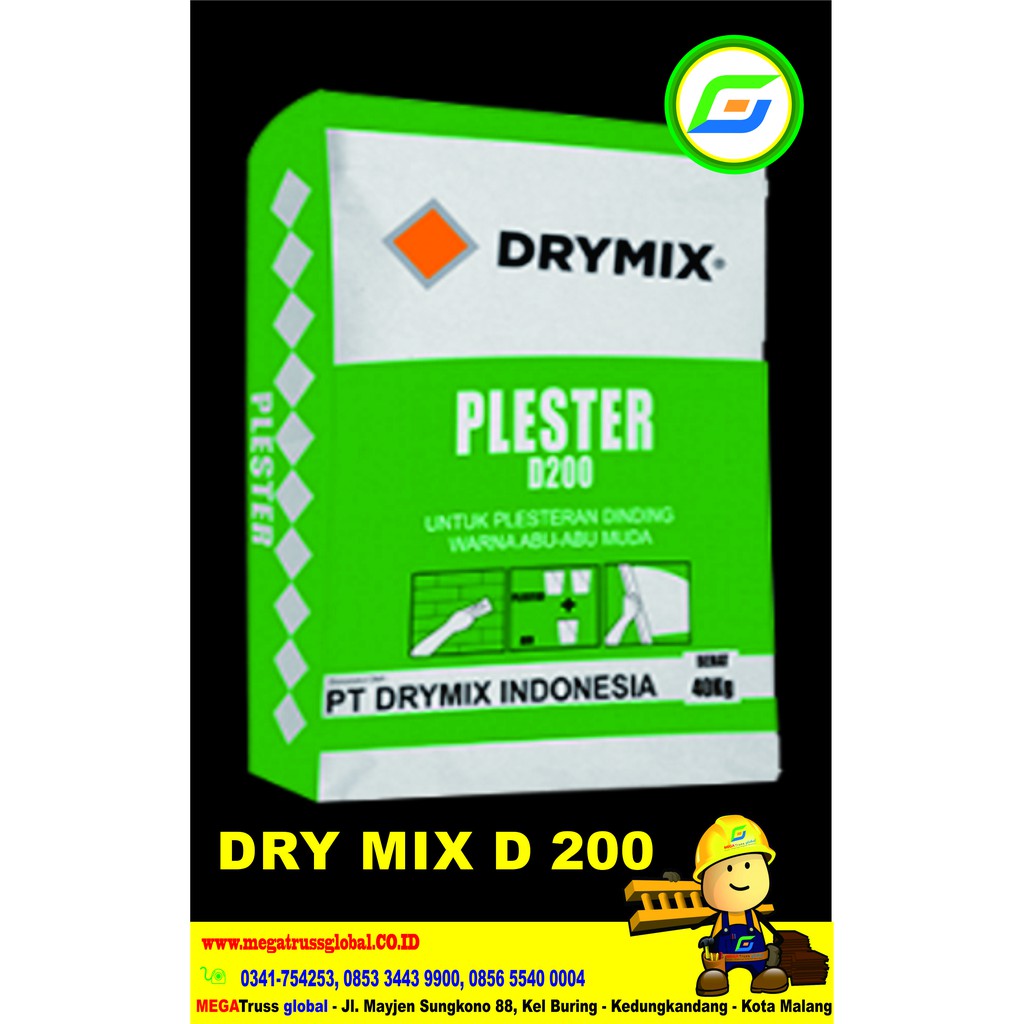 Jual Plester Drymix D-200 - material bahan bangunan | Shopee Indonesia