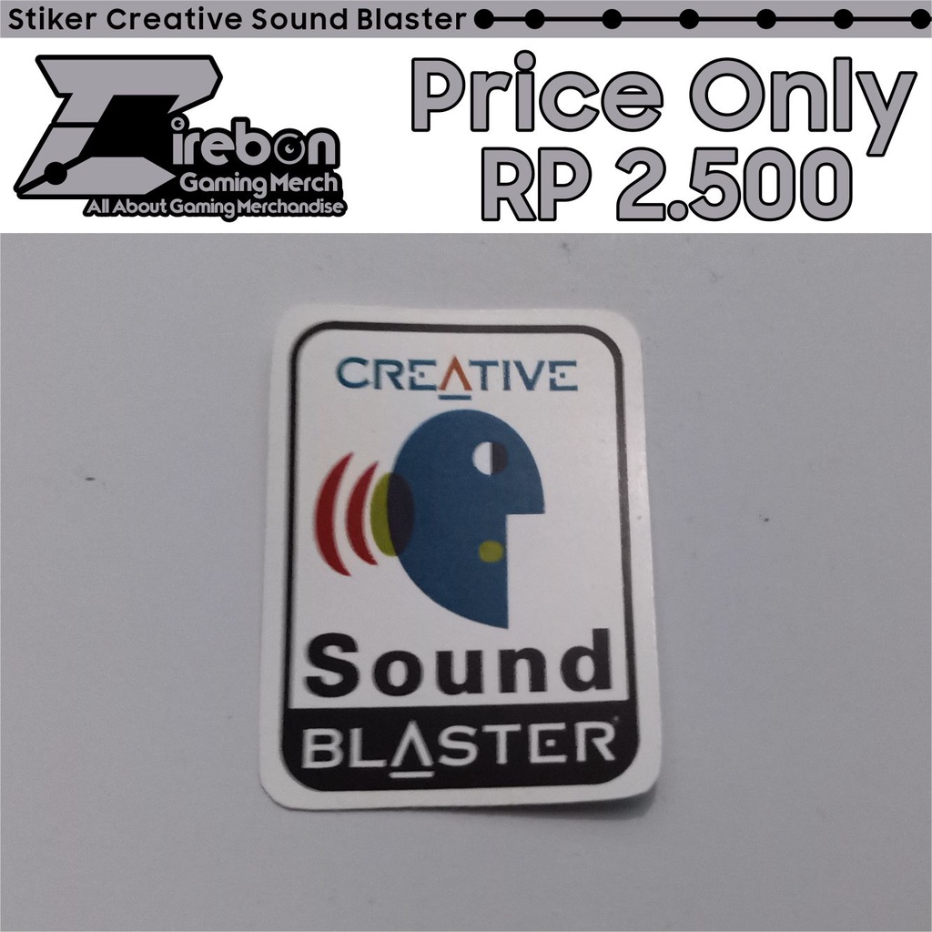 Jual Stiker Sound Blaster | Shopee Indonesia