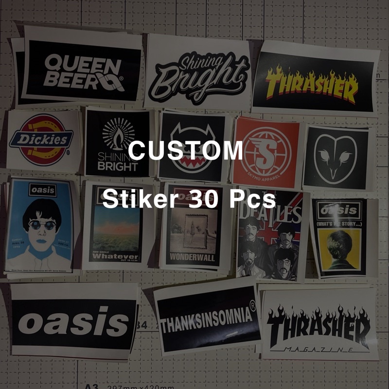 Jual CUSTOM STIKER MURAH / STIKER BRAND / STIKER ULTRAS CASUALS ...