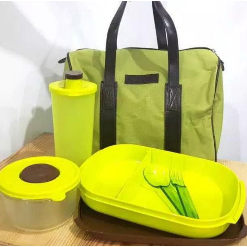 Jual TUPPERWARE LADY LUNCH SET (MINUS TUMBLER) | Shopee Indonesia
