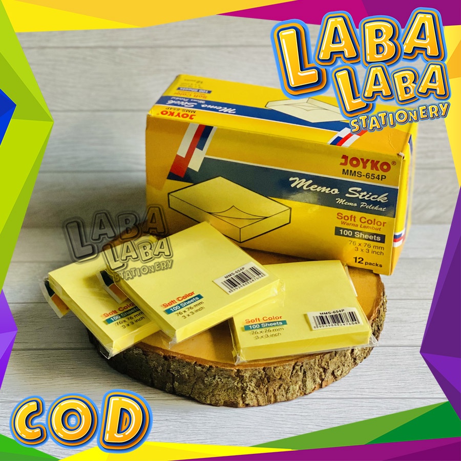 Jual LabalabaStationery Memo Stick / Sticky Note Joyko MMS 654P (1 Pad ...