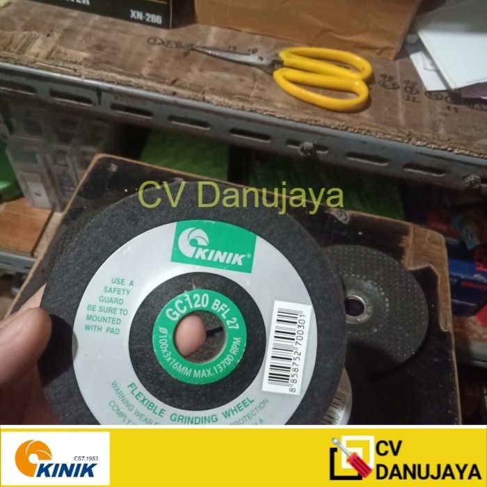 Jual Batu gerinda gurinda KINIK flexible 4"inch GC 120 poles kaca ...