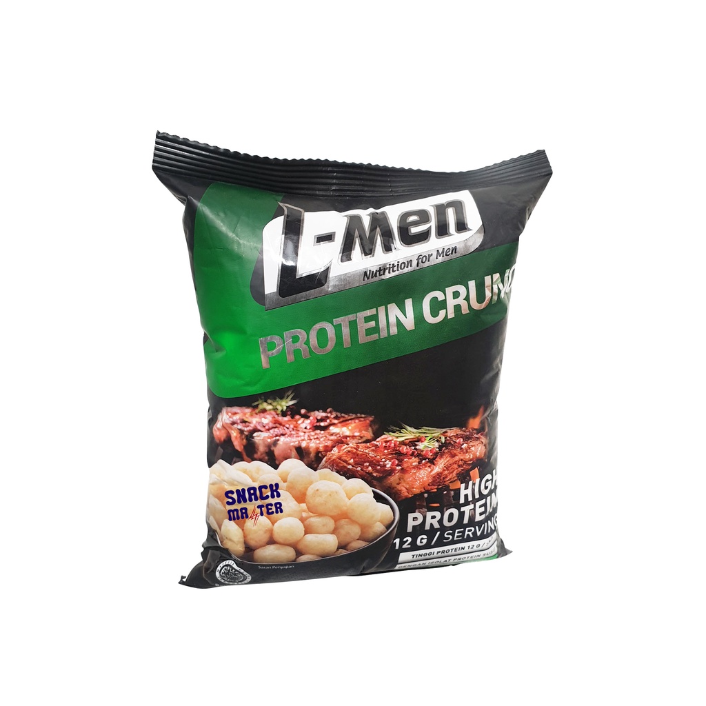 Jual L-Men Protein Crunch BBQ Beef - Netto 20gr | Shopee Indonesia