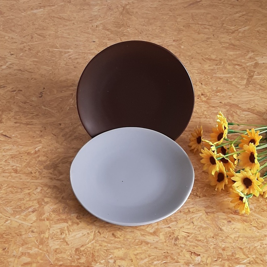 Jual 00242 Piring Kue Keramik Fortesa / Piring Kue Keramik Polos ...