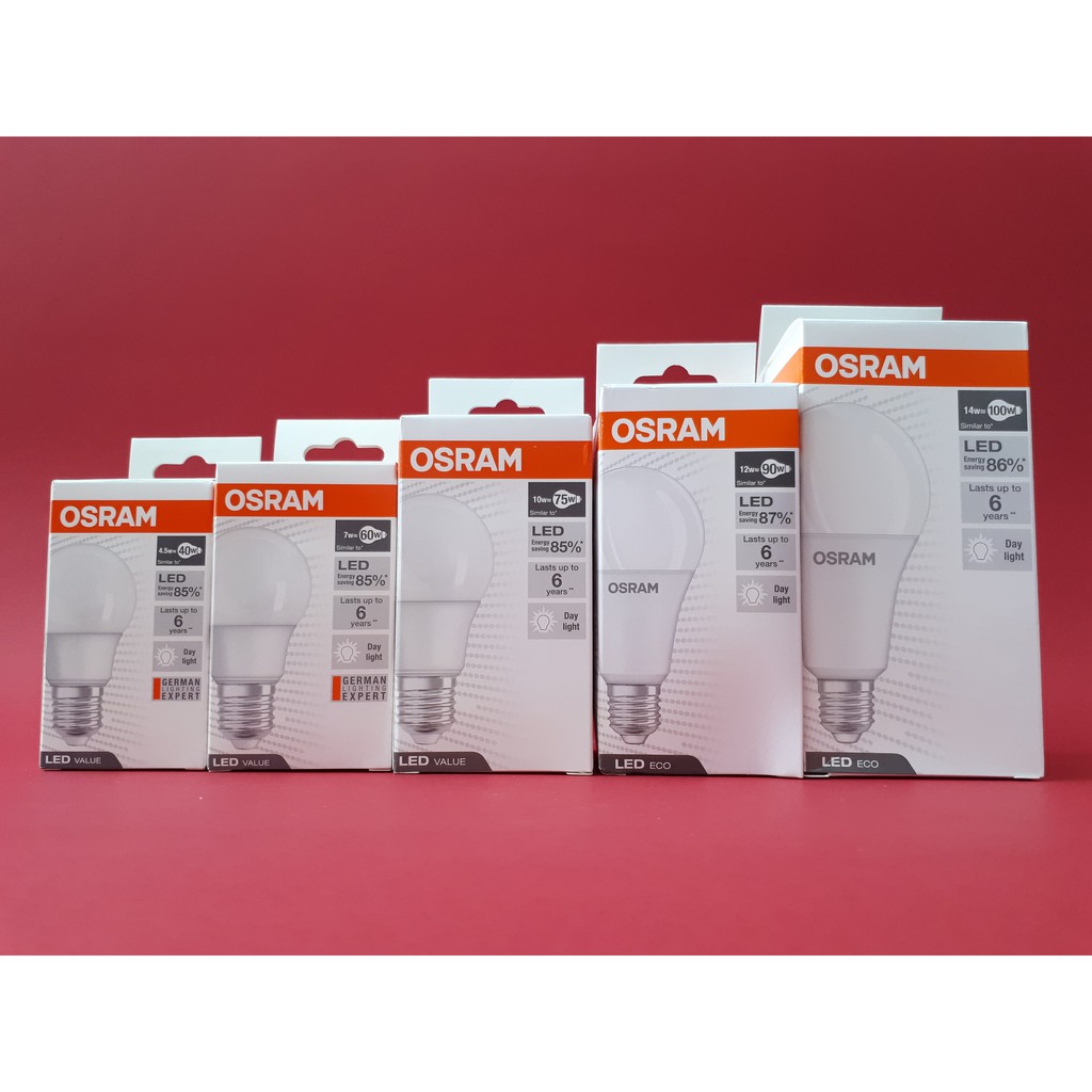 Jual Osram LED Bulb 4,5W / 5W/ 7W / 9W / 12W / 14W | Shopee Indonesia
