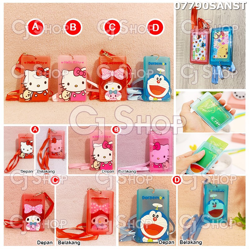 Jual Kitty Melody Doraemon Stitch Rilakkuma Baymax Name Tag ID Card ...