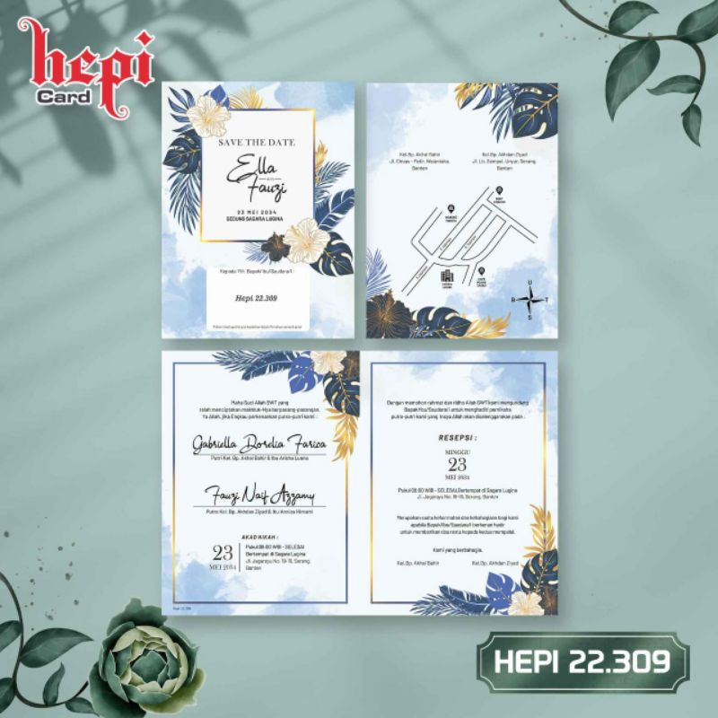 Jual Kertas Blangko Undangan Hepi 309 Murah | Shopee Indonesia