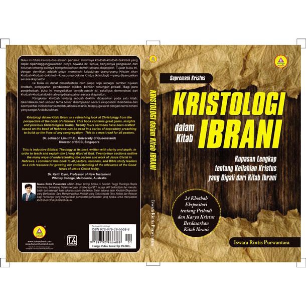 Jual Buku Rohani | Kristologi Dalam Kitab Ibrani - Iswara Rintis ...