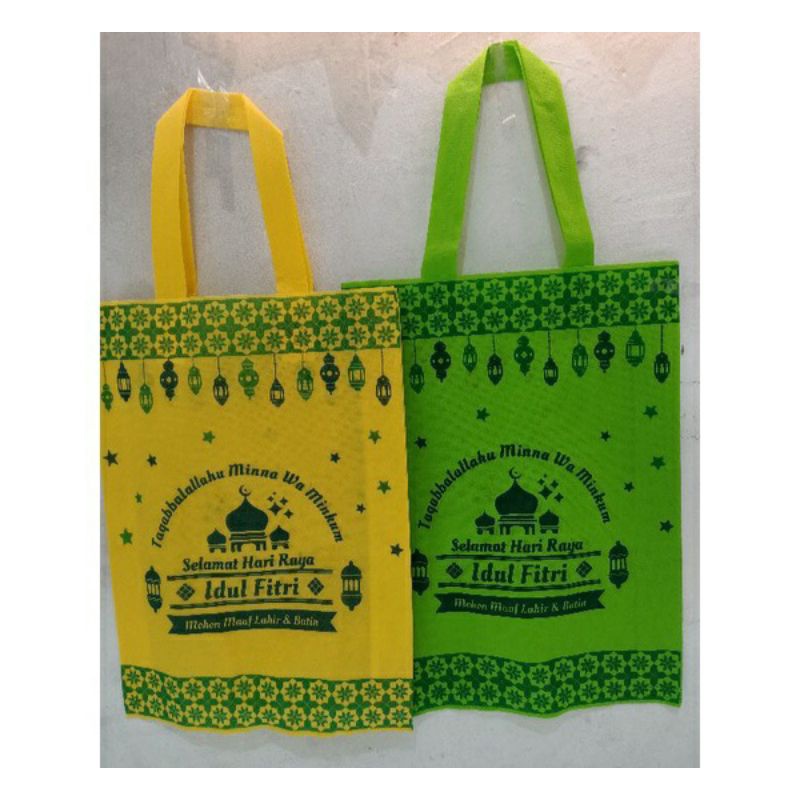 Jual TAS SNACK LEBARAN/ GOODIE BAG LEBARAN UKURAN SEDANG 30x40x8 tas ...