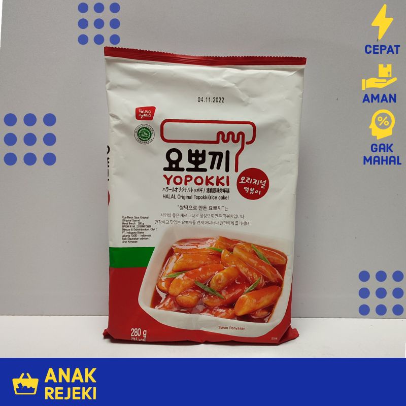 Jual Yopokki Original Topokki 280gr - Toppoki Topoki Rice Halal Ori ...