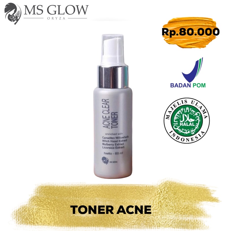 Jual MS GLOW TONER ACNE | Shopee Indonesia