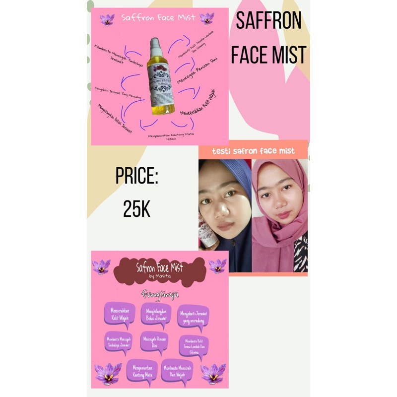 Jual Saffron Face Mist | Shopee Indonesia