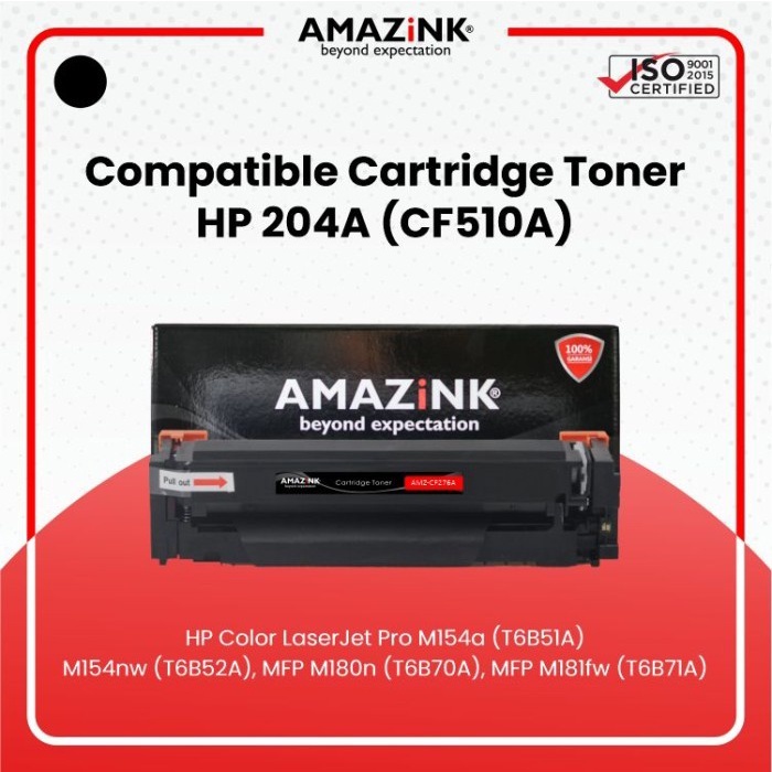 Jual AMAZiNK Cartridge Toner Compatible Hp Color 204A [CF510A] | Shopee ...