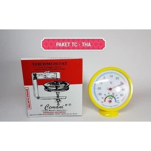 Jual Paket Termostat kapsul Termometer Higrometer analog Mesin Tetas ...
