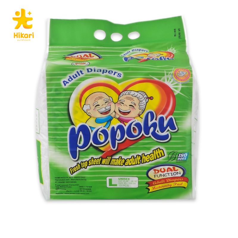 Jual Maternity Pads L10 / Popok Dewasa Popoku Adult (tipe perekat ...