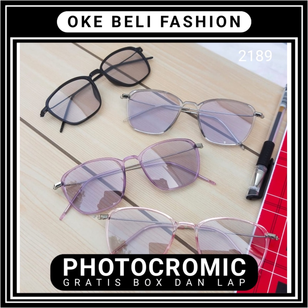Jual Free Box Dan Lap Kacamata Lensa Photocromic Minus -0.50/-6.00 ...