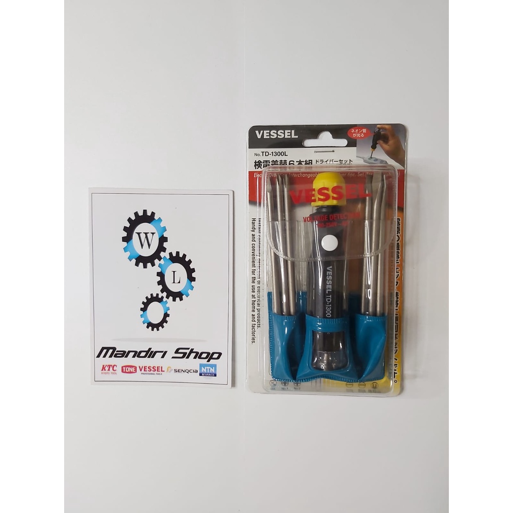 Jual OBENG TESPEN VESSEL TD-1300L Set ORIGINAL JAPAN ( 6 PC ) | Shopee ...