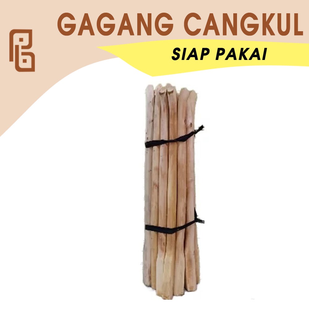 Jual [TERLARIS] Gagang Cangkul Kayu Pegangan Pacul Kayu Joran, Doran ...