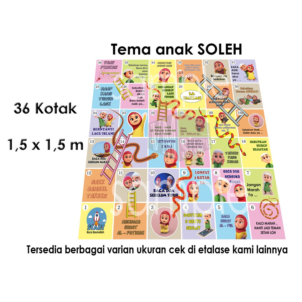 Jual MAINAN EDUKASI ULAR TANGGA RAKSASA JUMBO BANTAL DADU BONEKA DADU ...