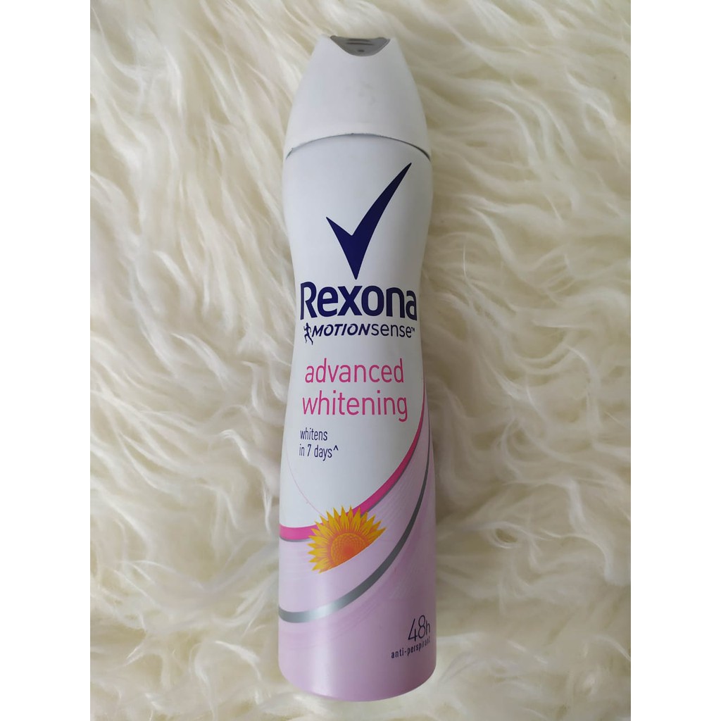 Jual Rexona spray advanced whitening 150ml | Shopee Indonesia