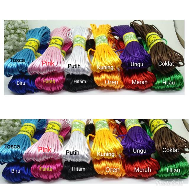 Jual Tali cina satin 2mm | Shopee Indonesia