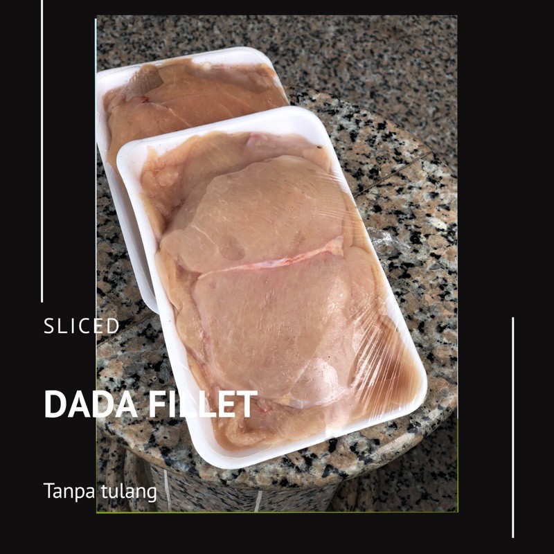 Jual DADA FILLET SLICED AYAM FILLET CHICKEN FILLET GRILL TANPA TULANG ...