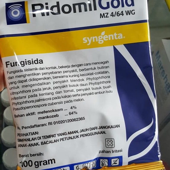 Jual Ridomil Gold 4&64WG 100gr Fungisida Obat Pencegah dan Pembasmi ...