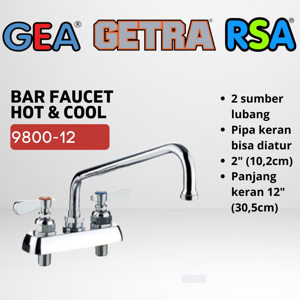 Jual Kran dapur air panas & dingin- Bar Faucet Hot & Cool Tipe 9800-12 ...