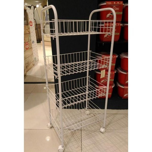 Jual INFORMA Troli susun 4/ Rak snack putih | Shopee Indonesia