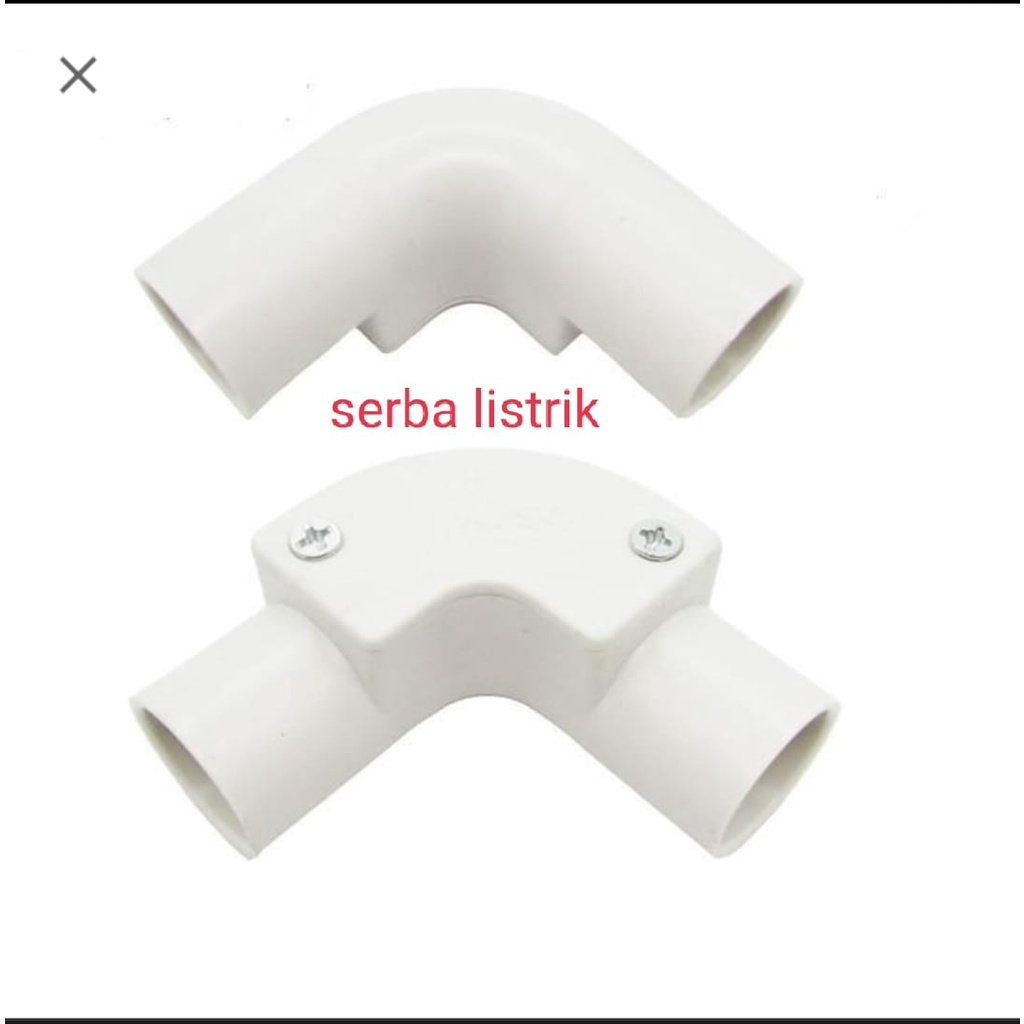 Jual L Bow Knee 20mm Elbow Knee Baut Siku Pipa PVC 20mm | Shopee Indonesia