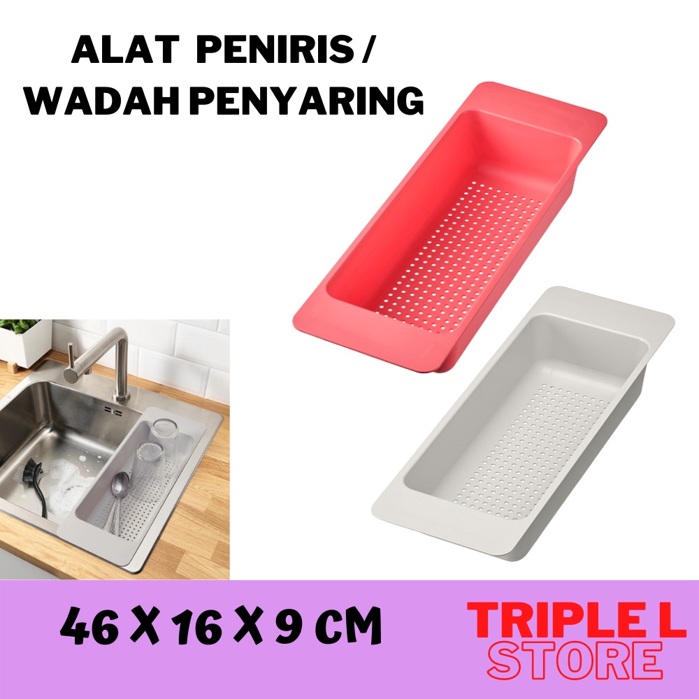Jual Alat peniris Wadah Penyaring Sayuran Alat Makan Serbaguna GNDT ...