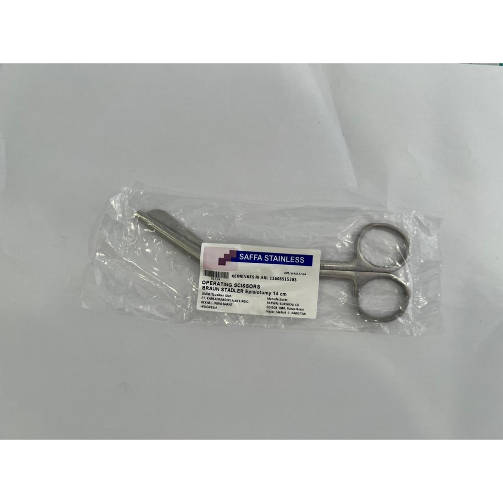 Jual Gunting Epis / Episiotomy / Episiotomi 14 cm / GUNTING EPISTOMI ...