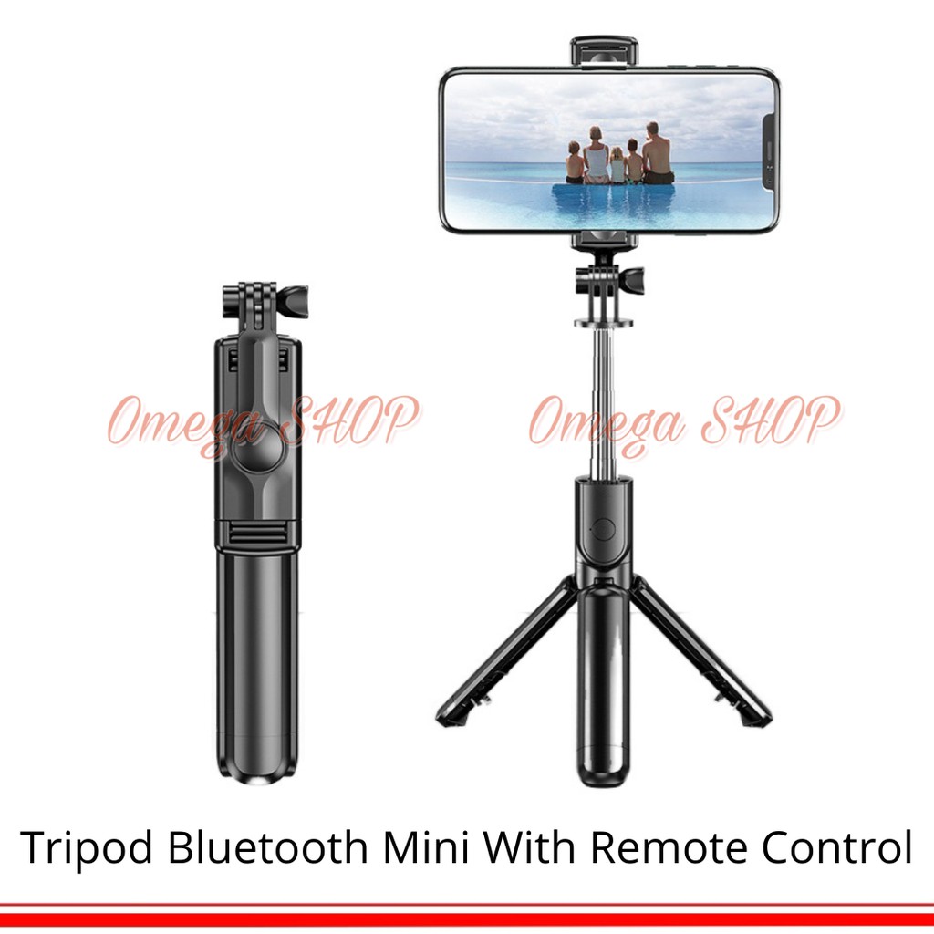 Jual Tripod Bluetooth Mini Tongsis With Remote Control | Shopee Indonesia