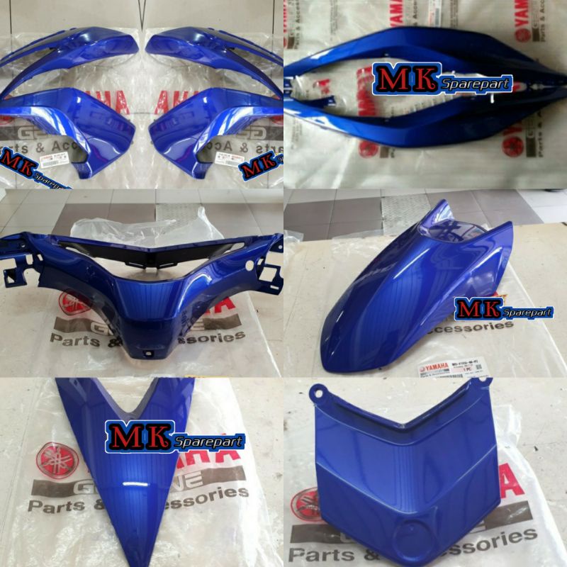 Jual PAKET FULL BODY HALUS AEROX 155 BIRU ORIGINAL YAMAHA | Shopee ...