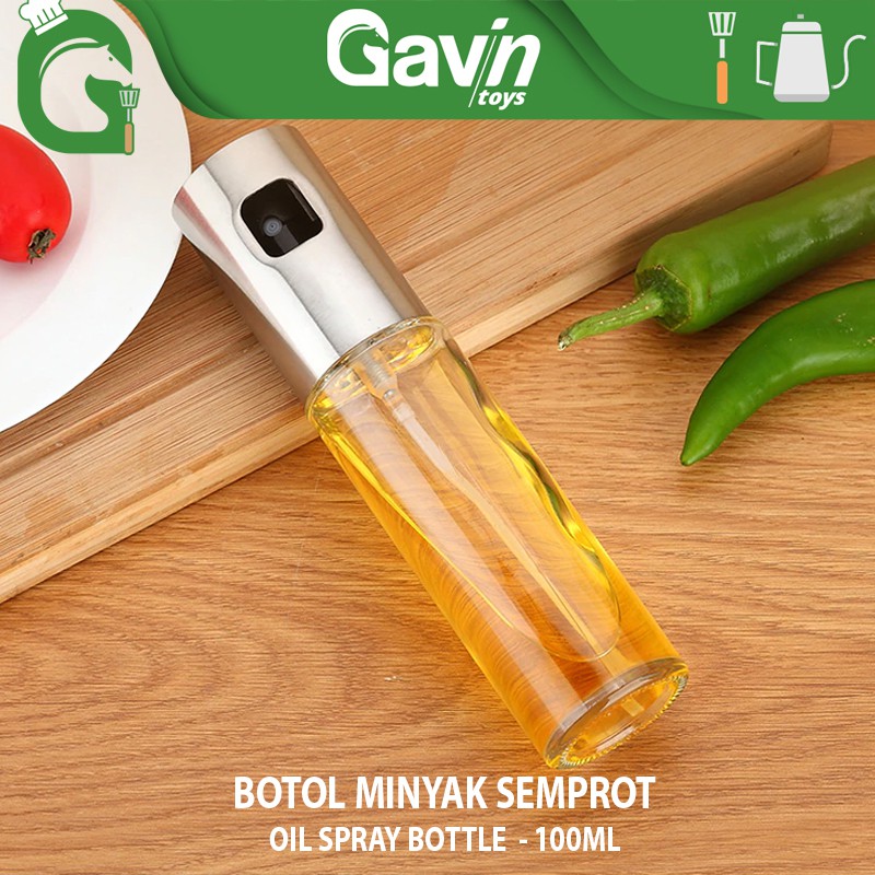 Jual Botol Minyak Spray - Olive Oil Pump Spray Glass Bottle Multifungsi ...