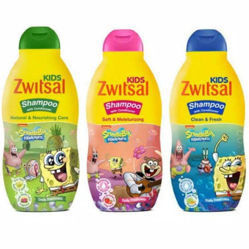 Jual zwitsal kids shampoo spongebob 180ml | Shopee Indonesia