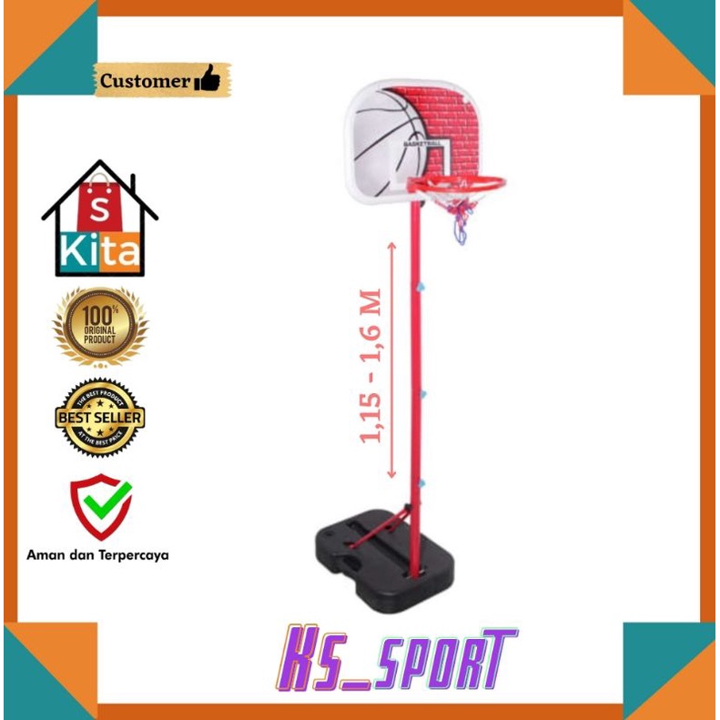 Jual Berwyn Ring Basket Anak tinggi 1,1 - 1,6 Meter Ring basket ...