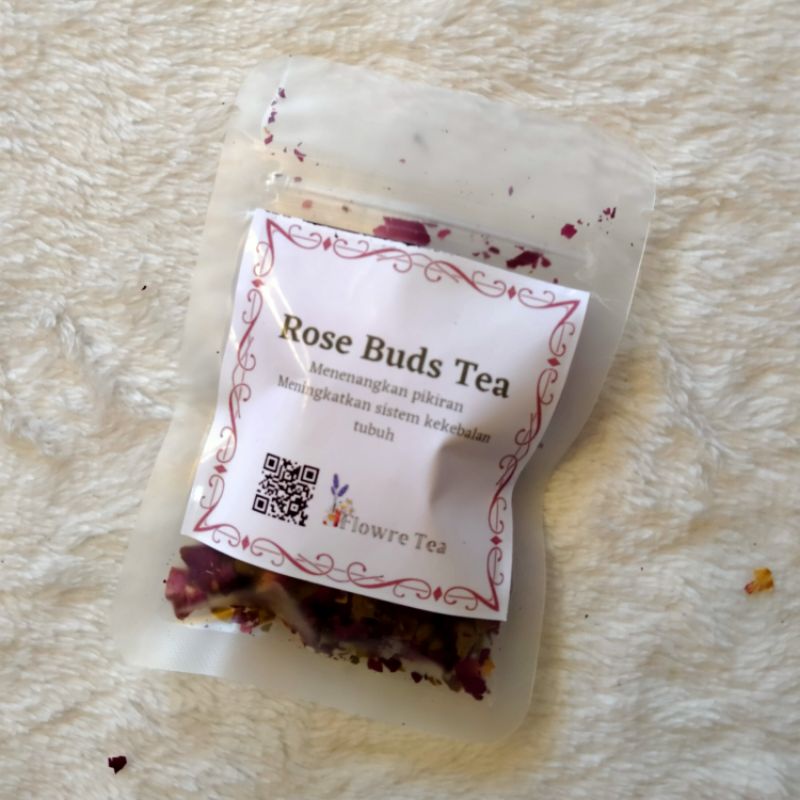 Jual rose buds tea teh kelopak bunga mawar 8 gram | Shopee Indonesia