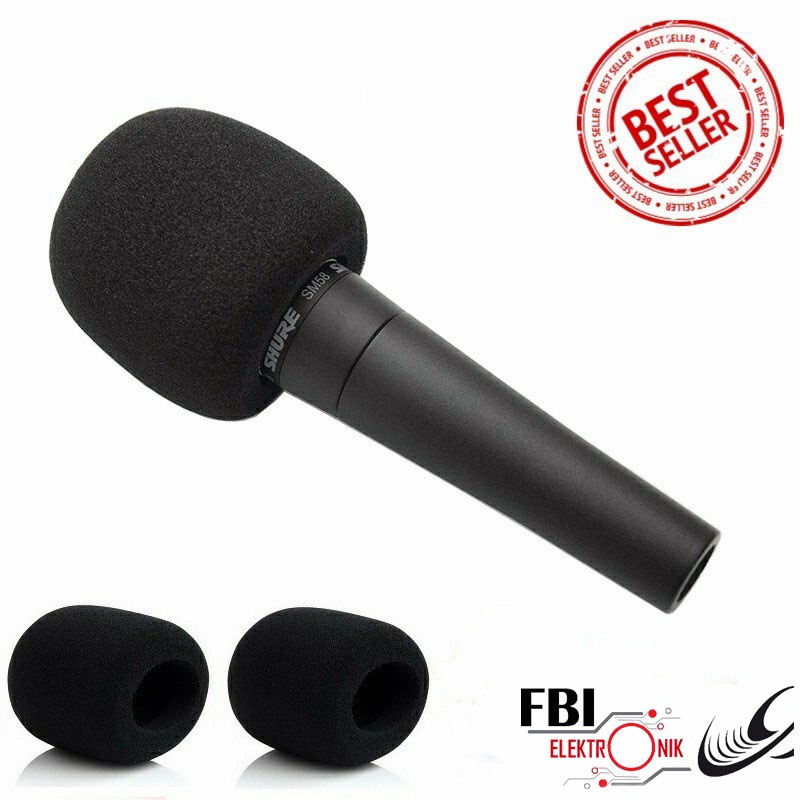 Jual busa microphone tebal / spon mic / cover mic / foam sarung ...