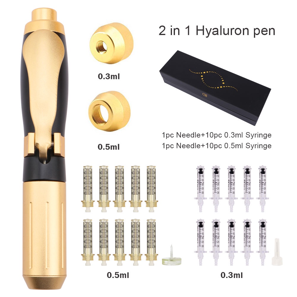Jual PREORDER 2 In1 High Pressure Hyaluron Gun 0.3ML 0.5ML Hyaluronic ...