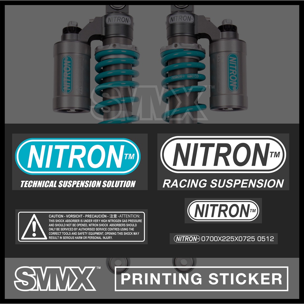 Jual Sticker stiker shock tabung per Nitron Suspension | Shopee Indonesia