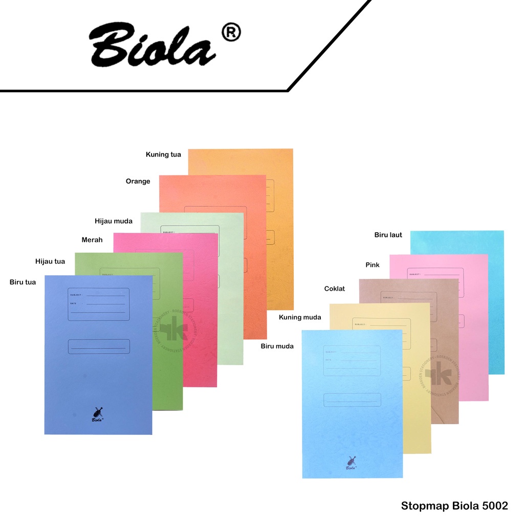 Jual Biola Stopmap Map Kertas 5002 (Pembelian Minimal 5 Lembar Untuk ...