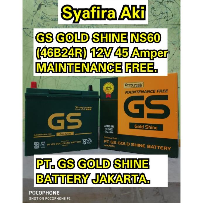 Jual Aki Mobil Avanza,Xenia,Apv,Rush Gs Mf Ns60 Aki Kering 12V 45Ah | Shopee Indonesia